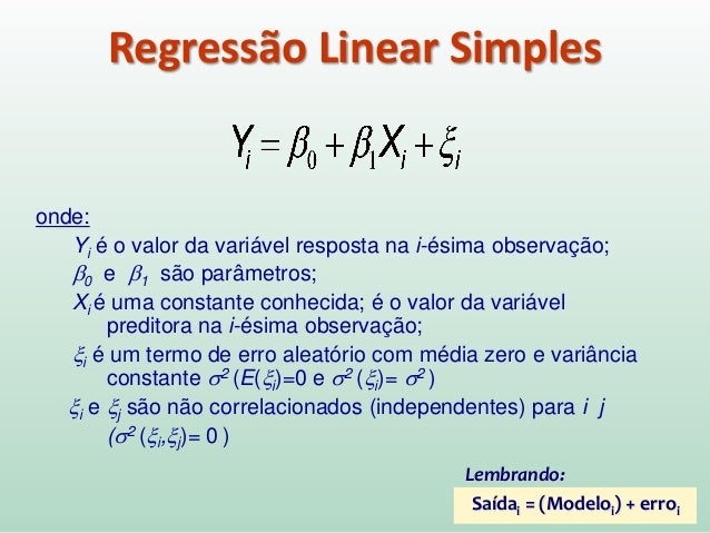 Regressão Linear I