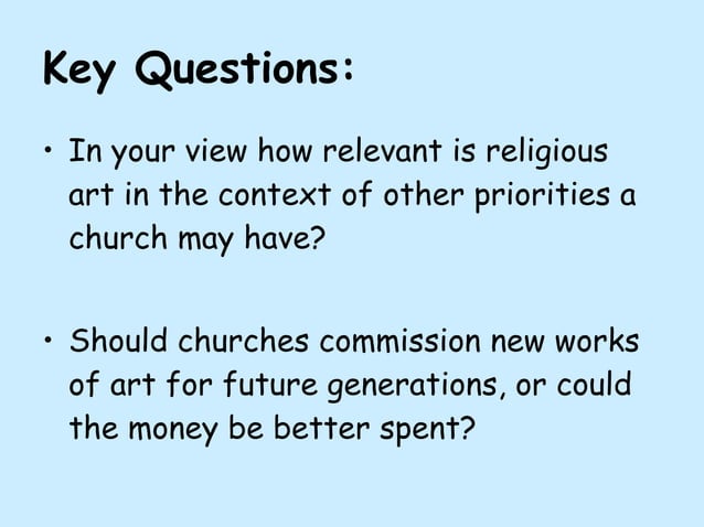 10relevanceofreligiousartblog | PPT