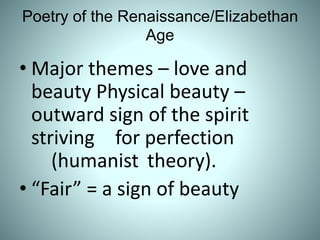 Renaissance Literature Period