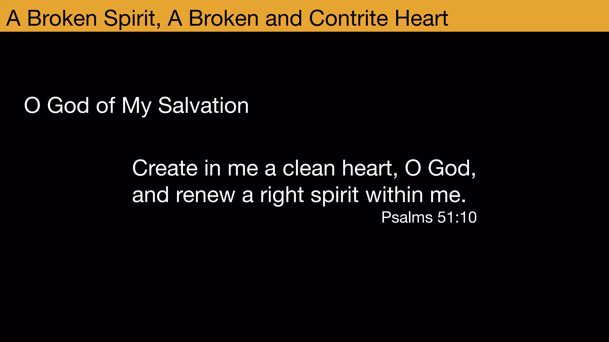 A Broken and Contrite Heart | PDF