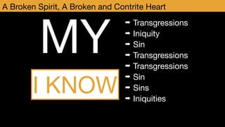 A Broken and Contrite Heart | PDF