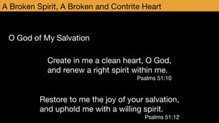 A Broken and Contrite Heart | PDF