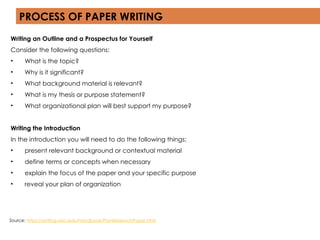 10 RESEARCH PAPER WRITIN G.ppt FORMAT OF | PPT