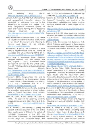 Morphological and GIS-based land use Analysis: A Critical Exploration ...