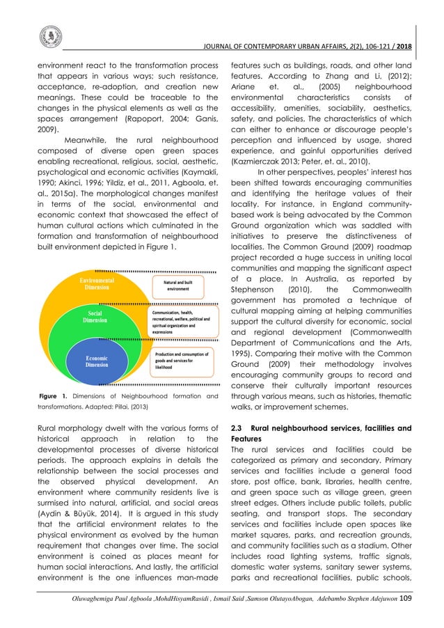 Morphological and GIS-based land use Analysis: A Critical Exploration of a Rural Neighborhood ...