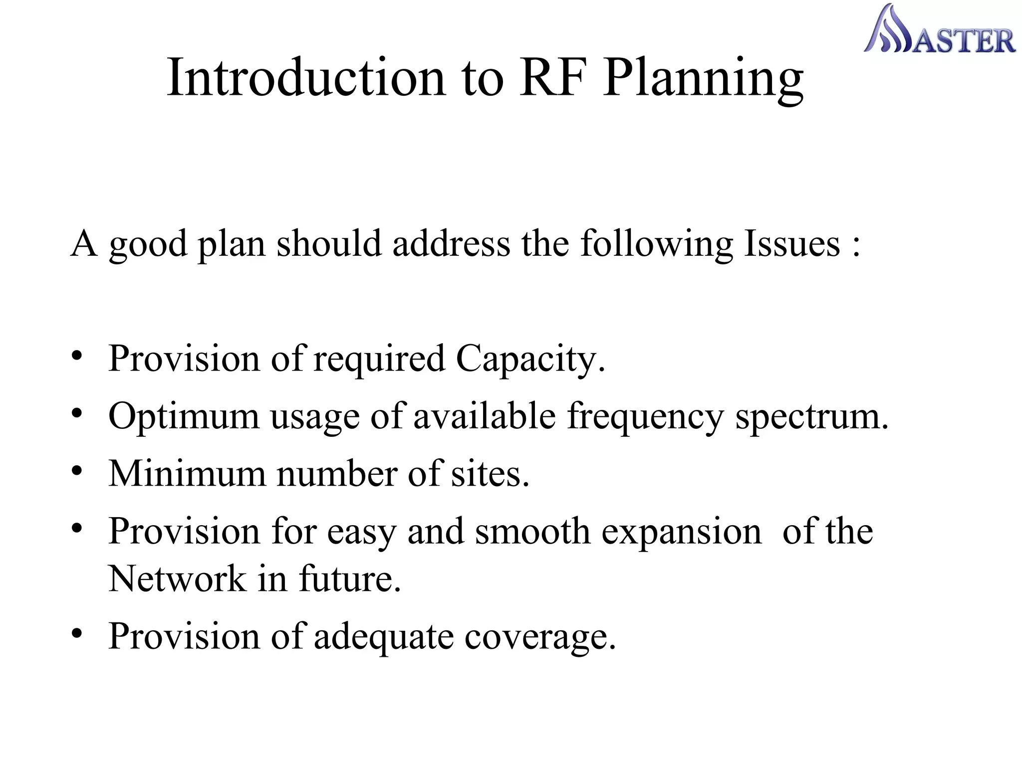 rf planning | PPS