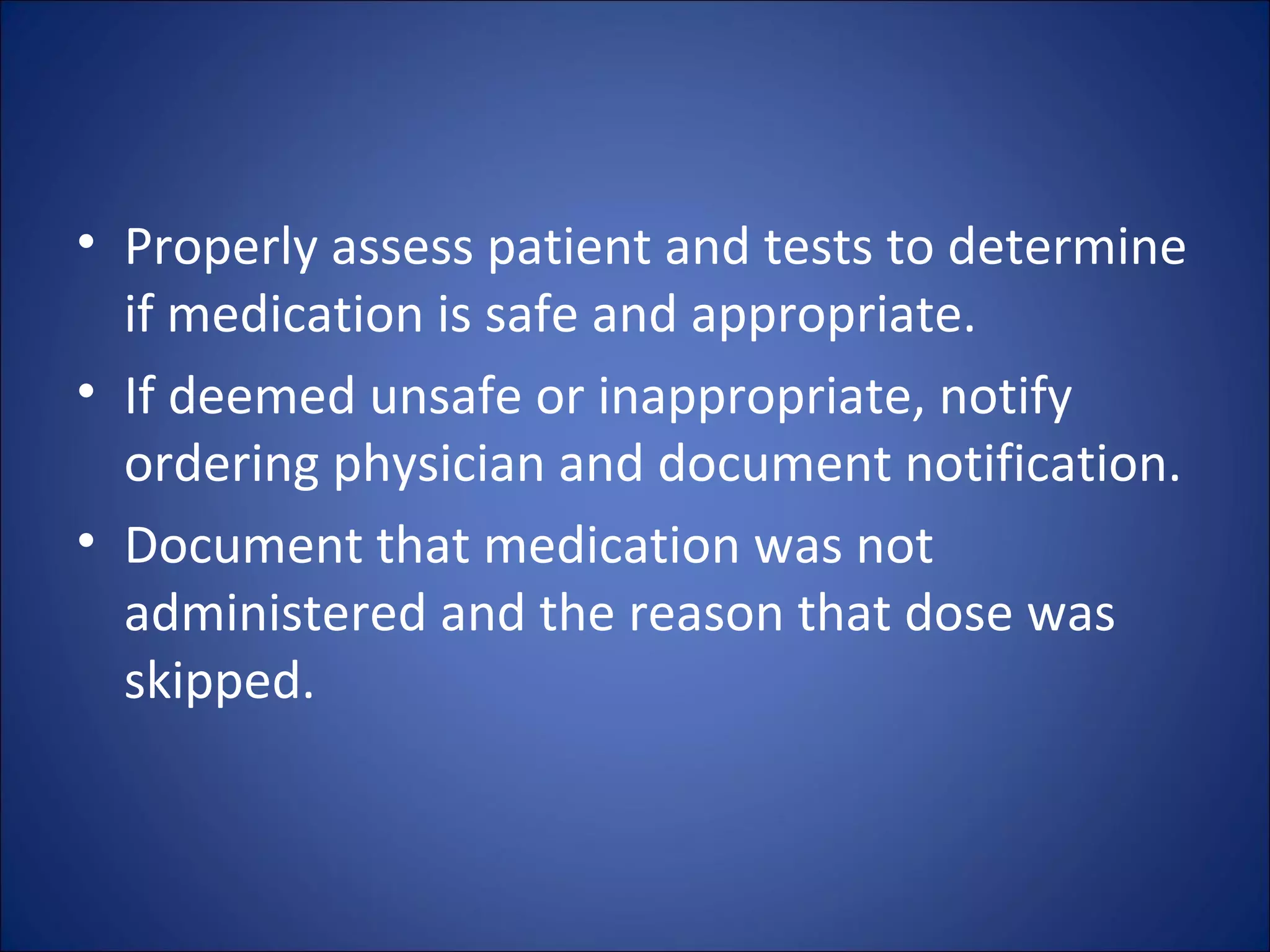 10 rights of medication administration1 | PPT