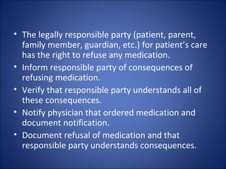 10 rights of medication administration1 | PPT