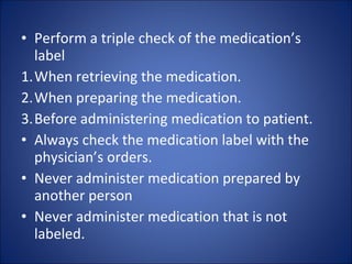 10 rights of medication administration1 | PPT