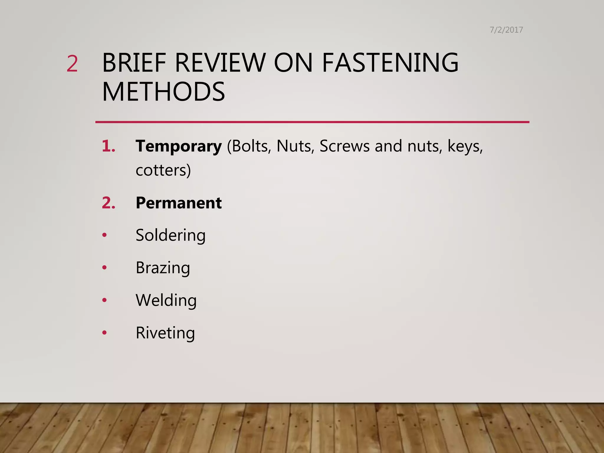 Introduction to Rivets | PPTX