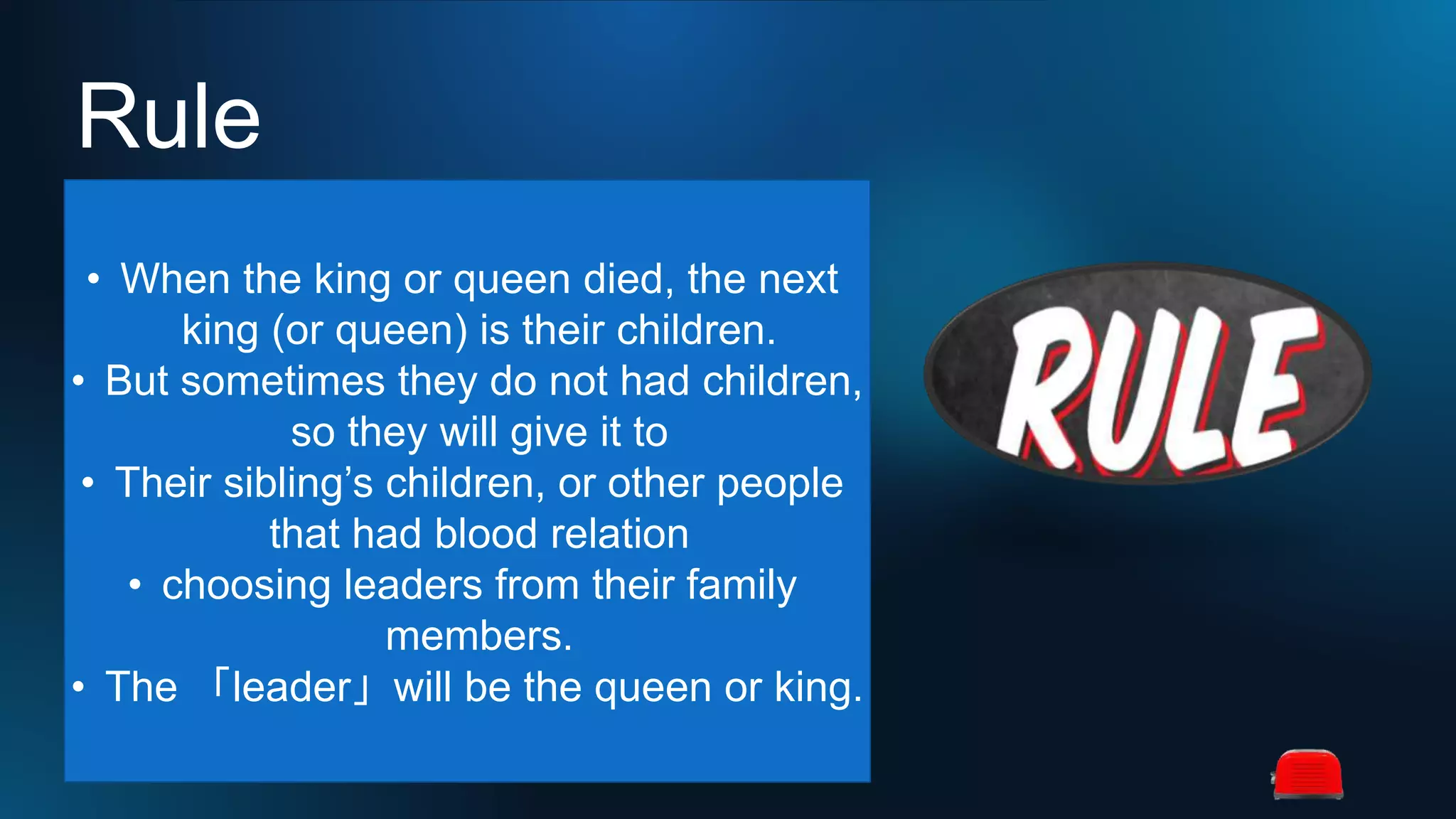 10Role of the monarch | PPT