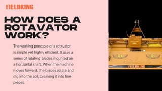 What Is Rotavator And How Does a Work It? | PDF