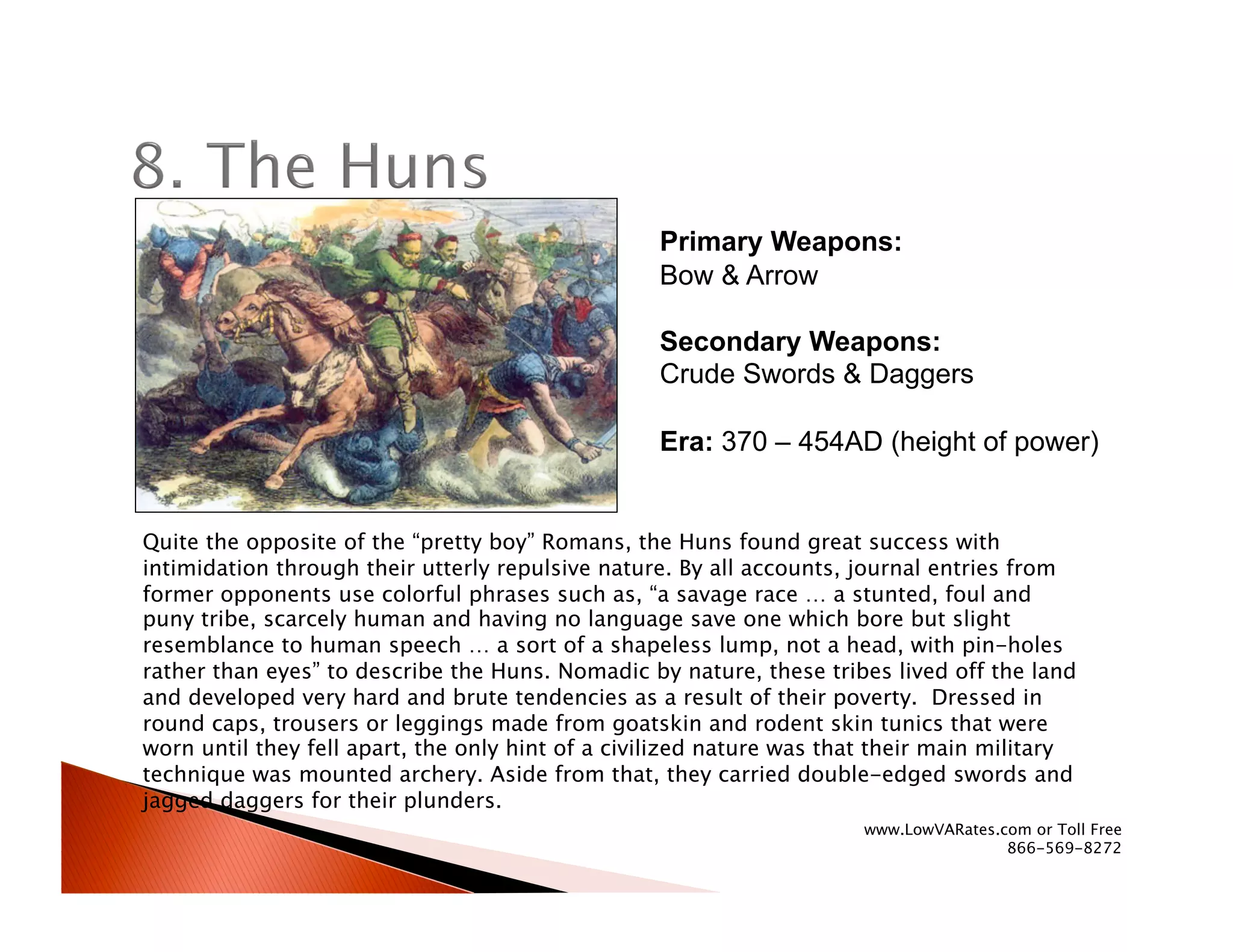 10 Of The Most Rough and Tough Warriors Throughout History | PPT