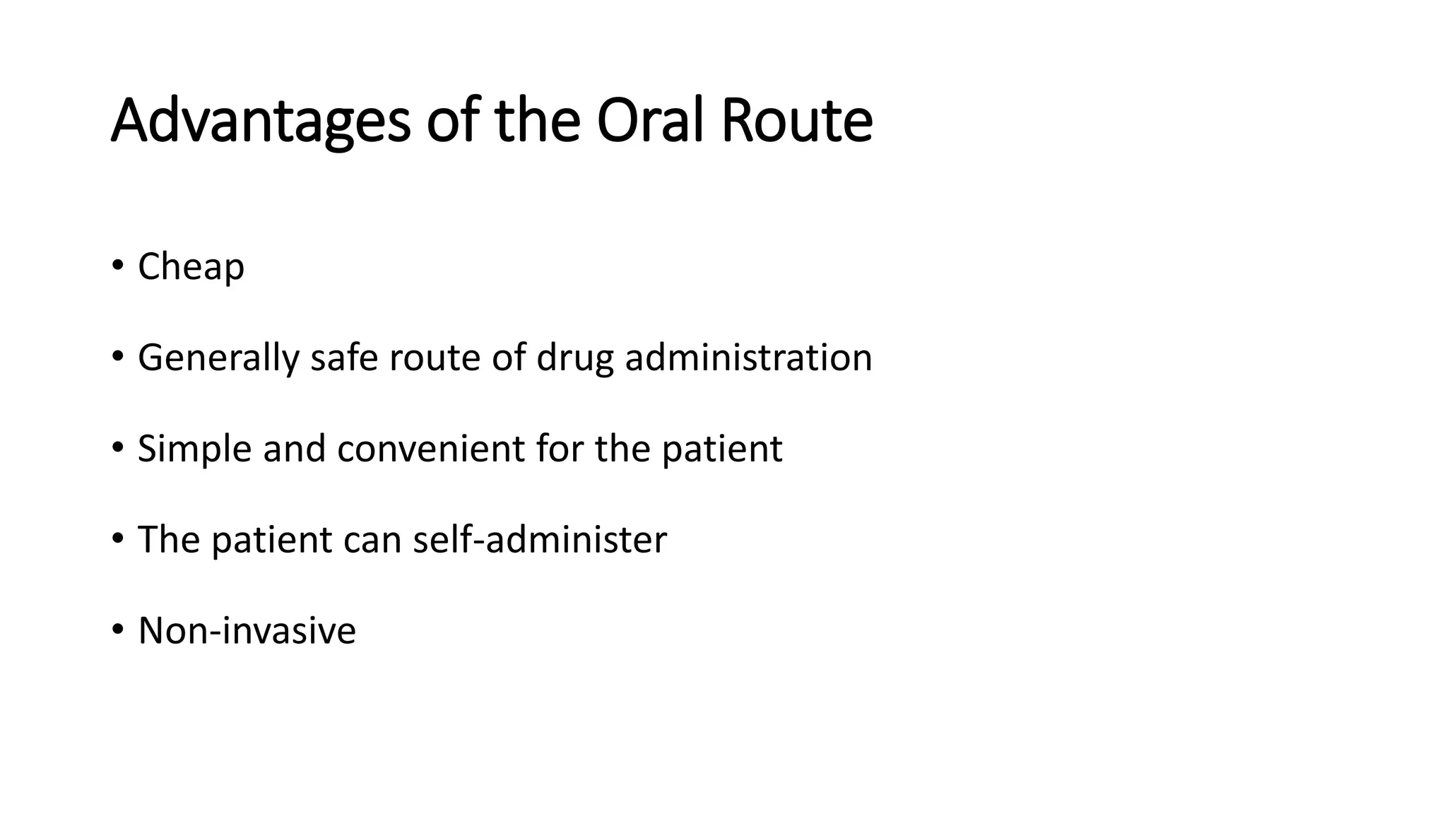 Routes of Drug Administration | PPTX