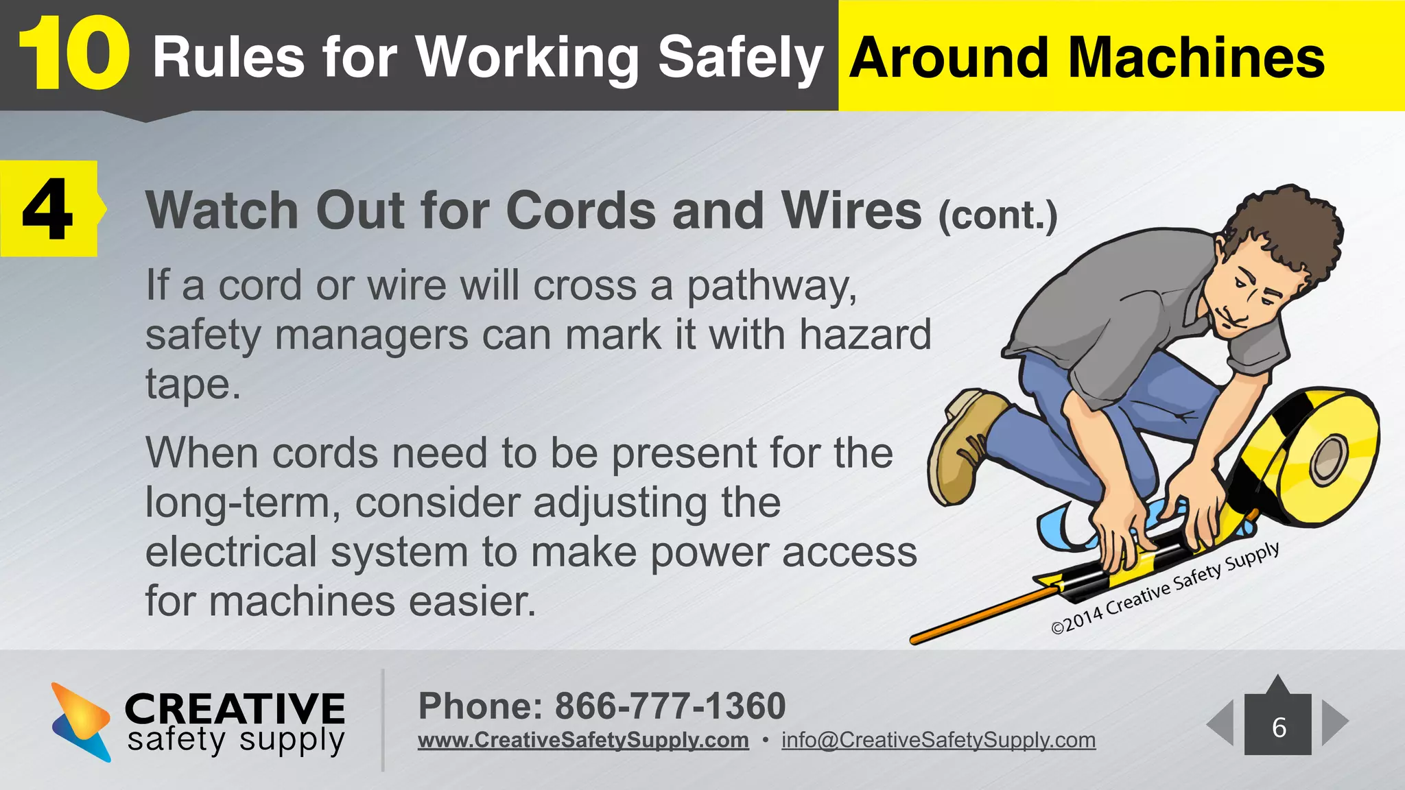 10 Rules for Working Safely Around Machines | PDF