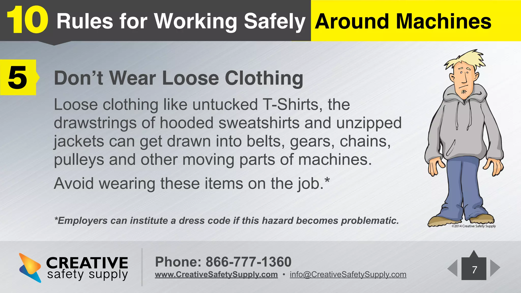 10 Rules for Working Safely Around Machines | PDF