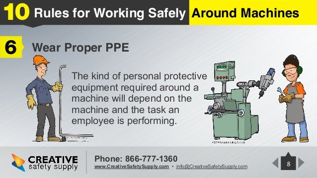 10 Rules for Working Safely Around Machines