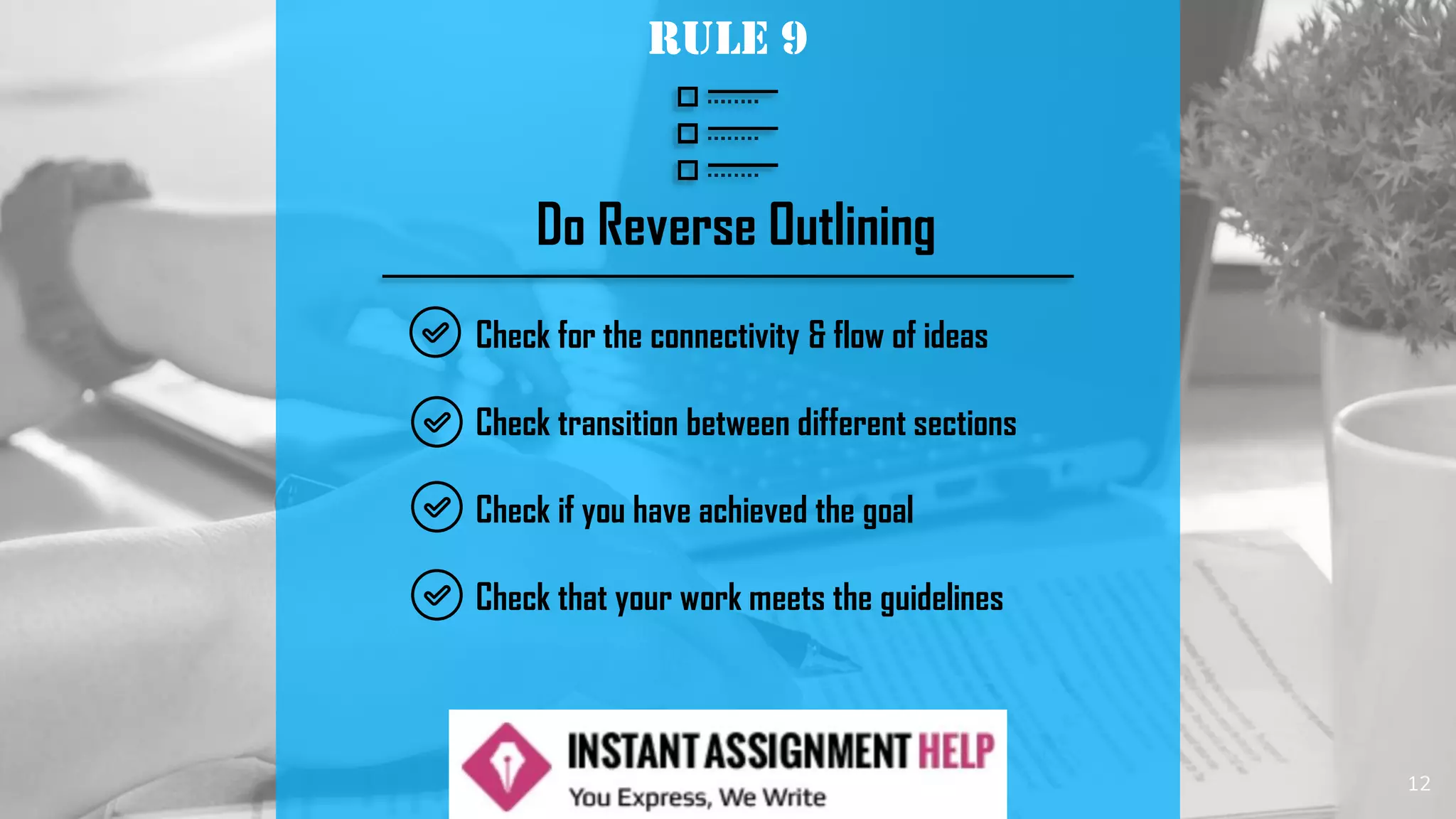 10 rules of assignment writing | PDF