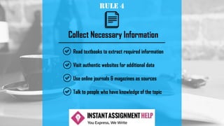 10 rules of assignment writing | PDF