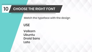 Top 10 Rules of Typography in Web Design You Shouldn't Miss | PPT