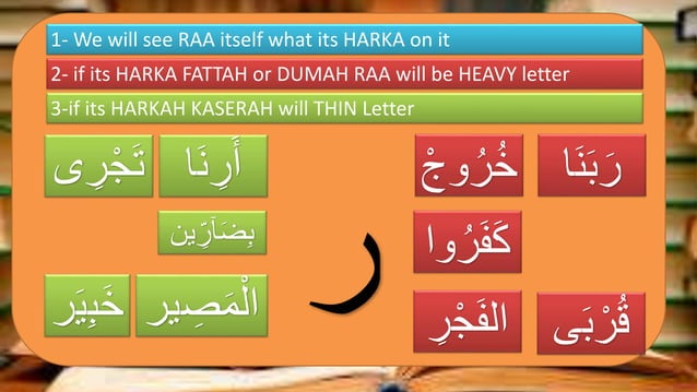 10 Rules of Upper and Lower letters ( Heavy - Light ) tajweed ...