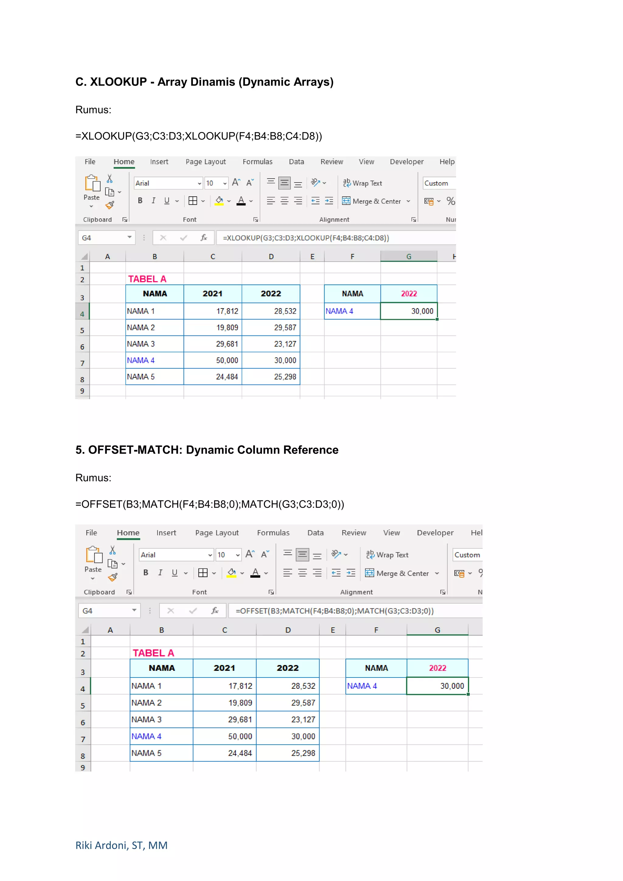 10 VLOOKUP Alternative Formulas in Excel | DOCX