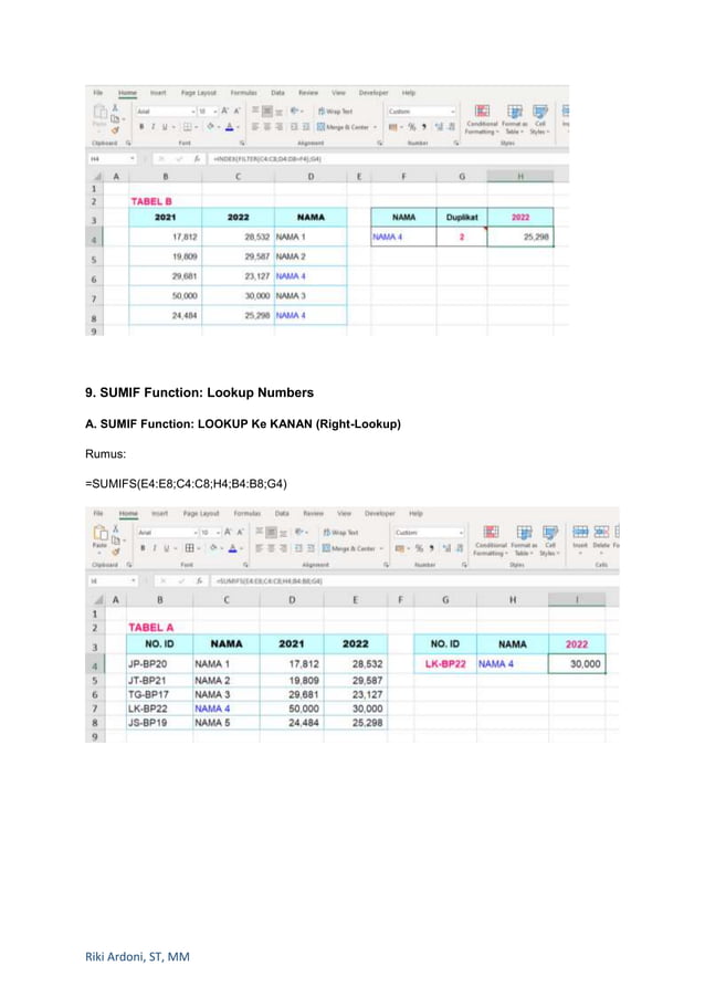 10 VLOOKUP Alternative Formulas in Excel | DOCX