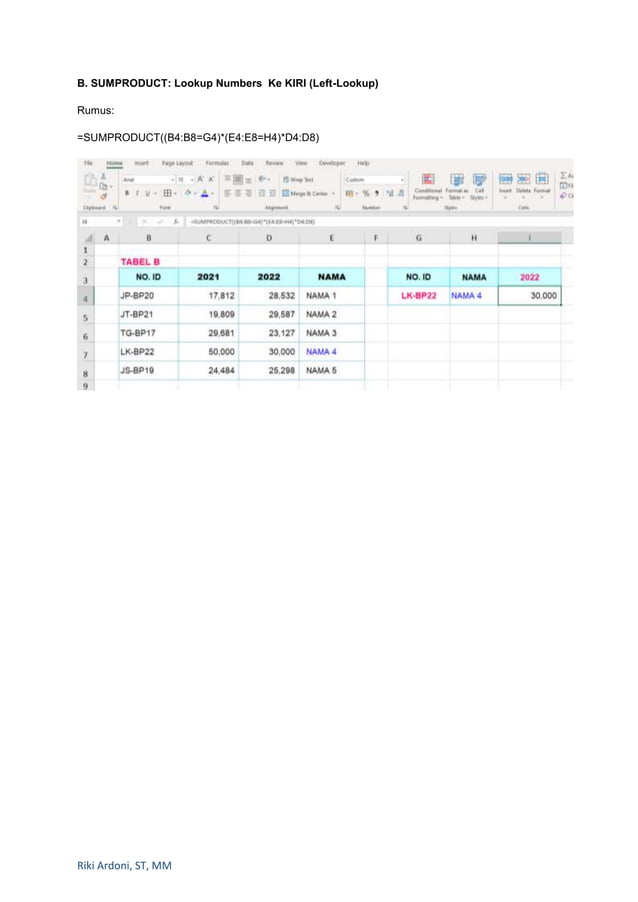 10 VLOOKUP Alternative Formulas in Excel | DOCX