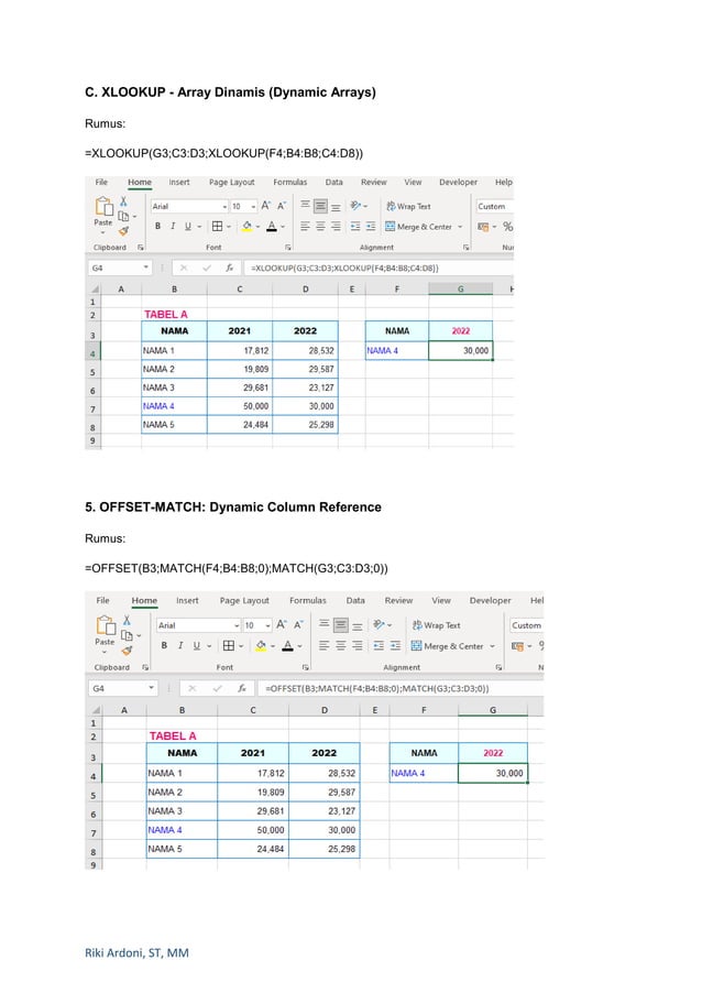 10 VLOOKUP Alternative Formulas in Excel | DOCX