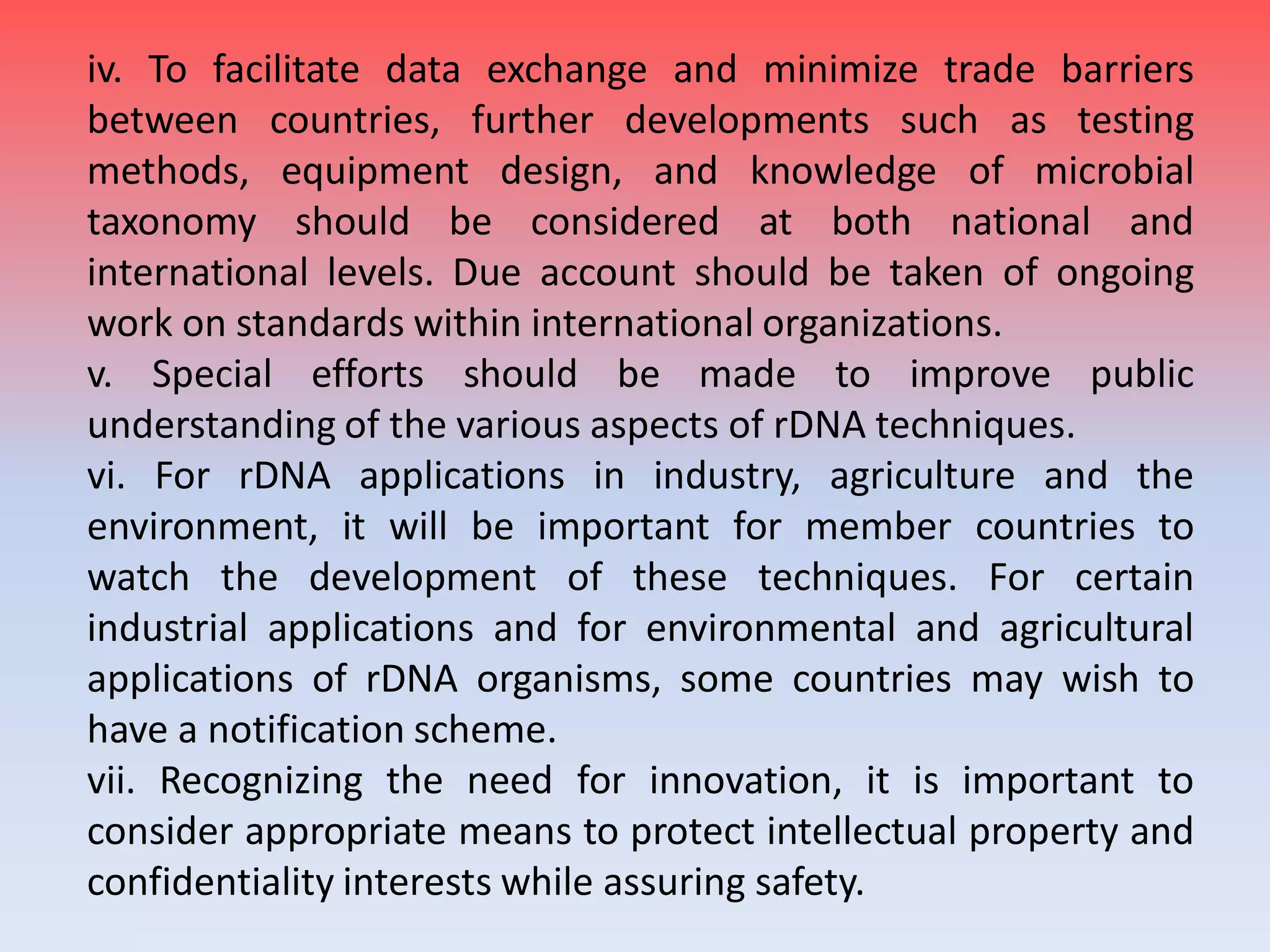 10 safety guidelines for recombinant dna research | PDF