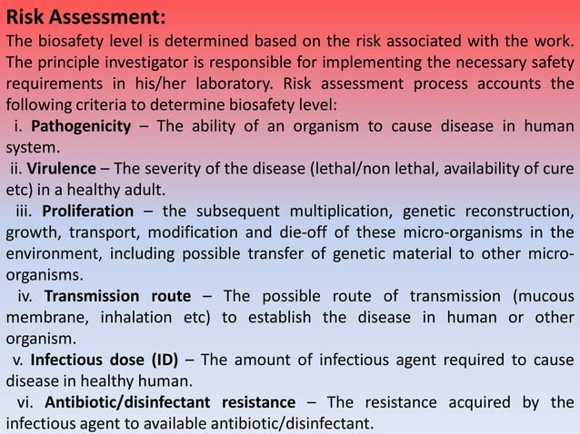 10 safety guidelines for recombinant dna research | PDF | Infectious ...