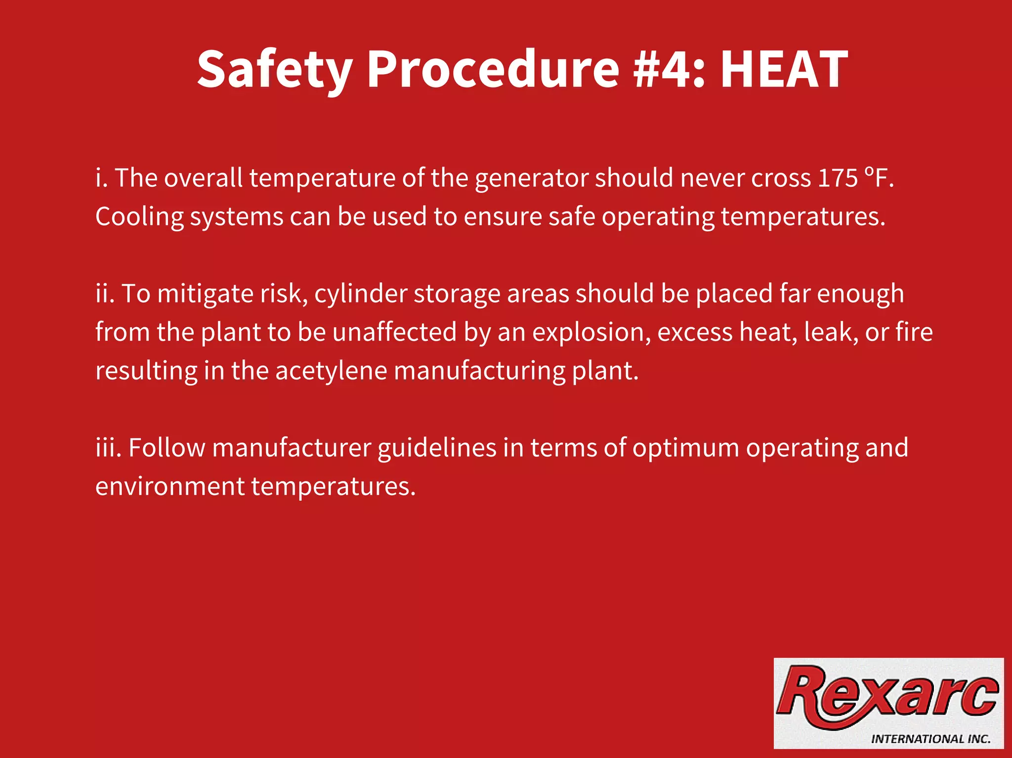 10 Safety Procedures in Acetylene Manufacturing Plants | PDF