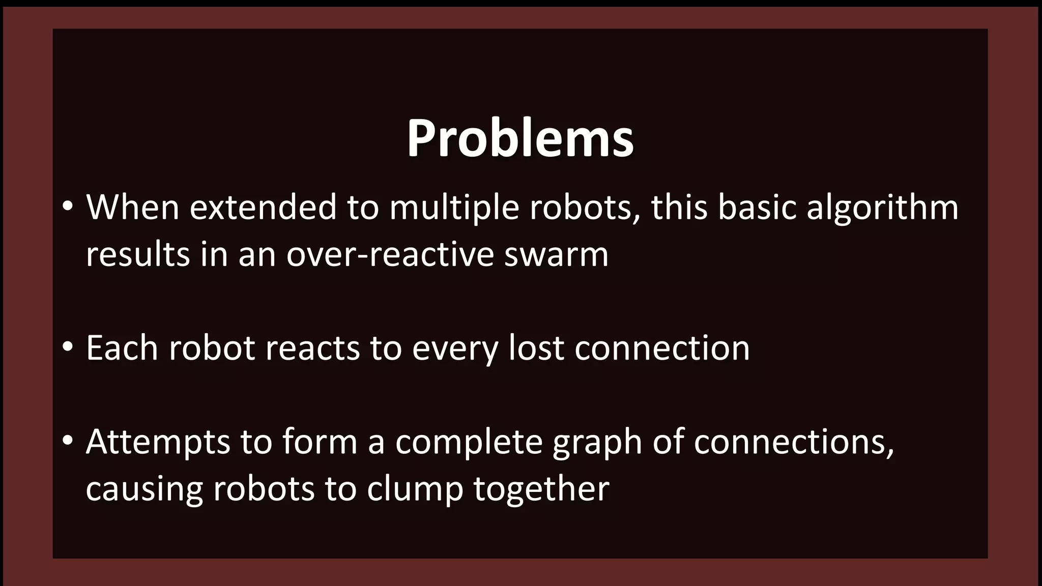 Aggregation and swarm taxis in swarm robotics | PPT