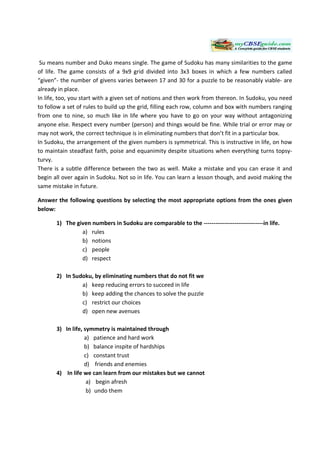 10 sample paper_term1_english_a | PDF | Games and Puzzles | Hobbies ...