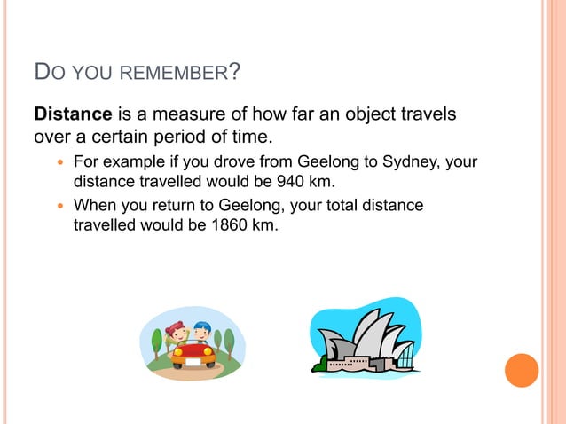 Objects in motion - 02 Speed and velocity | PPT