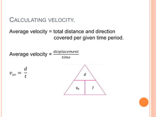 Objects in motion - 02 Speed and velocity | PPTX
