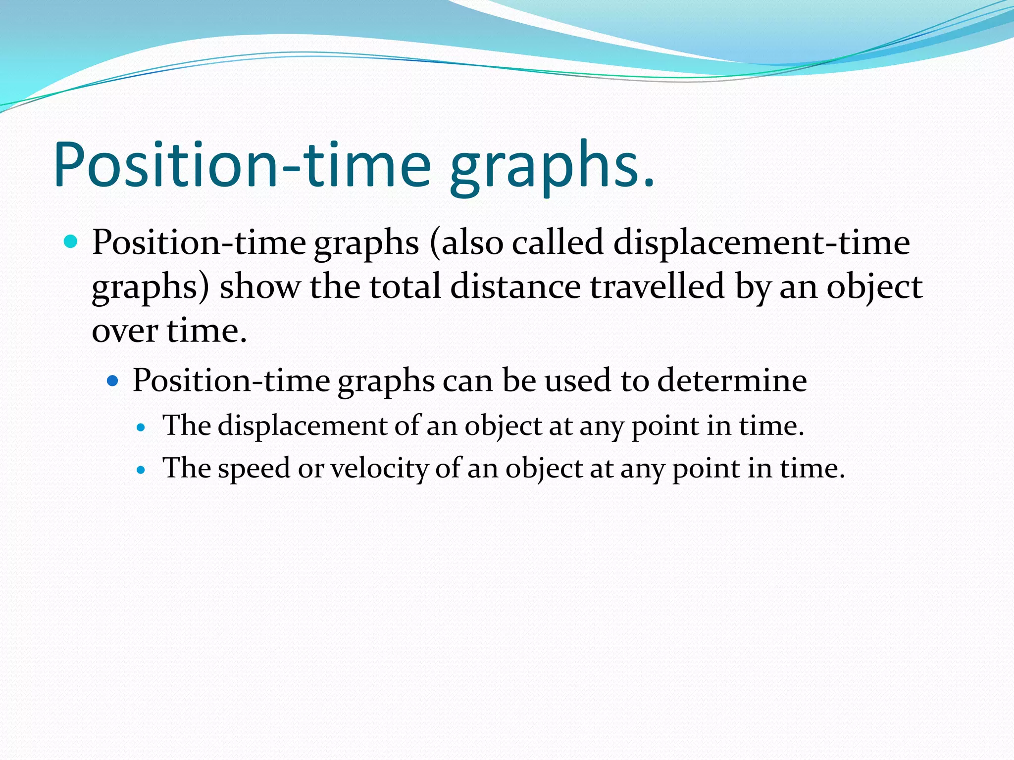 Objects in motion - 01 Distance and displacement | PPTX