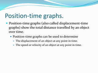 Objects in motion - 01 Distance and displacement | PPTX