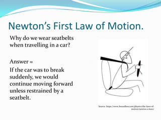 Objects in motion - 04 Newton's Laws of Motion | PPTX | Physics | Science