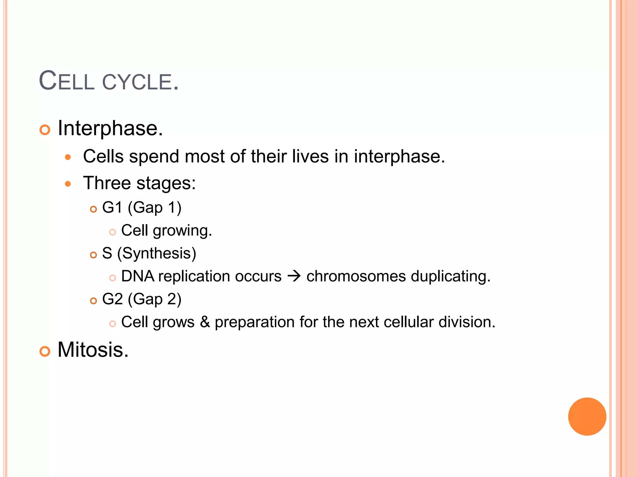 Genetics - 04 Cell Reproduction | PPTX