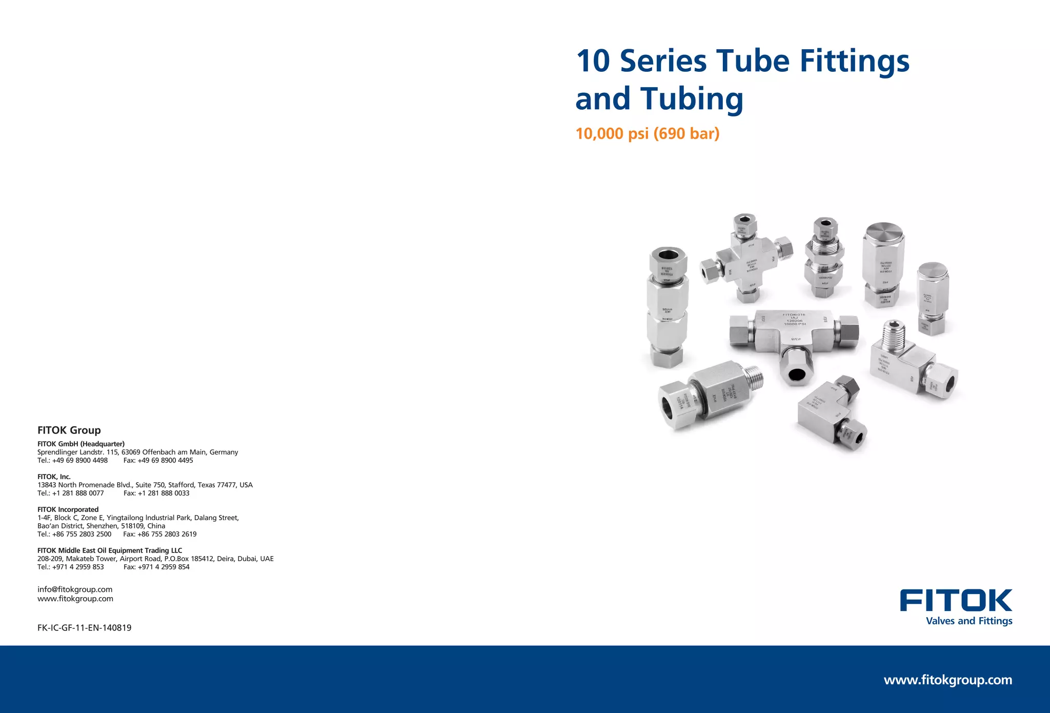 Raccordi per alte pressioni - Fitok Serie 10 | PDF
