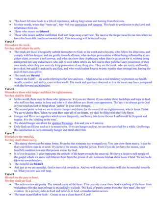 Sermon on the Mount – Part 1 | PDF