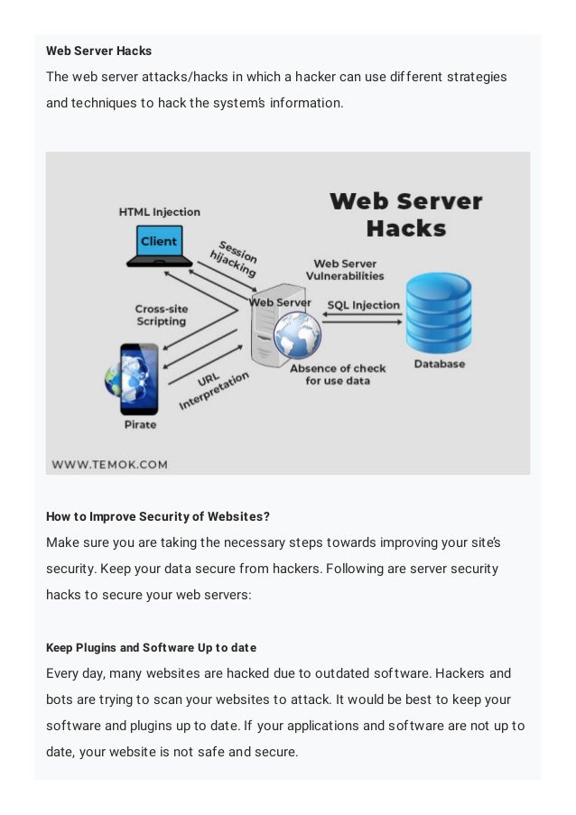 10 server security hacks to secure your web servers | PDF