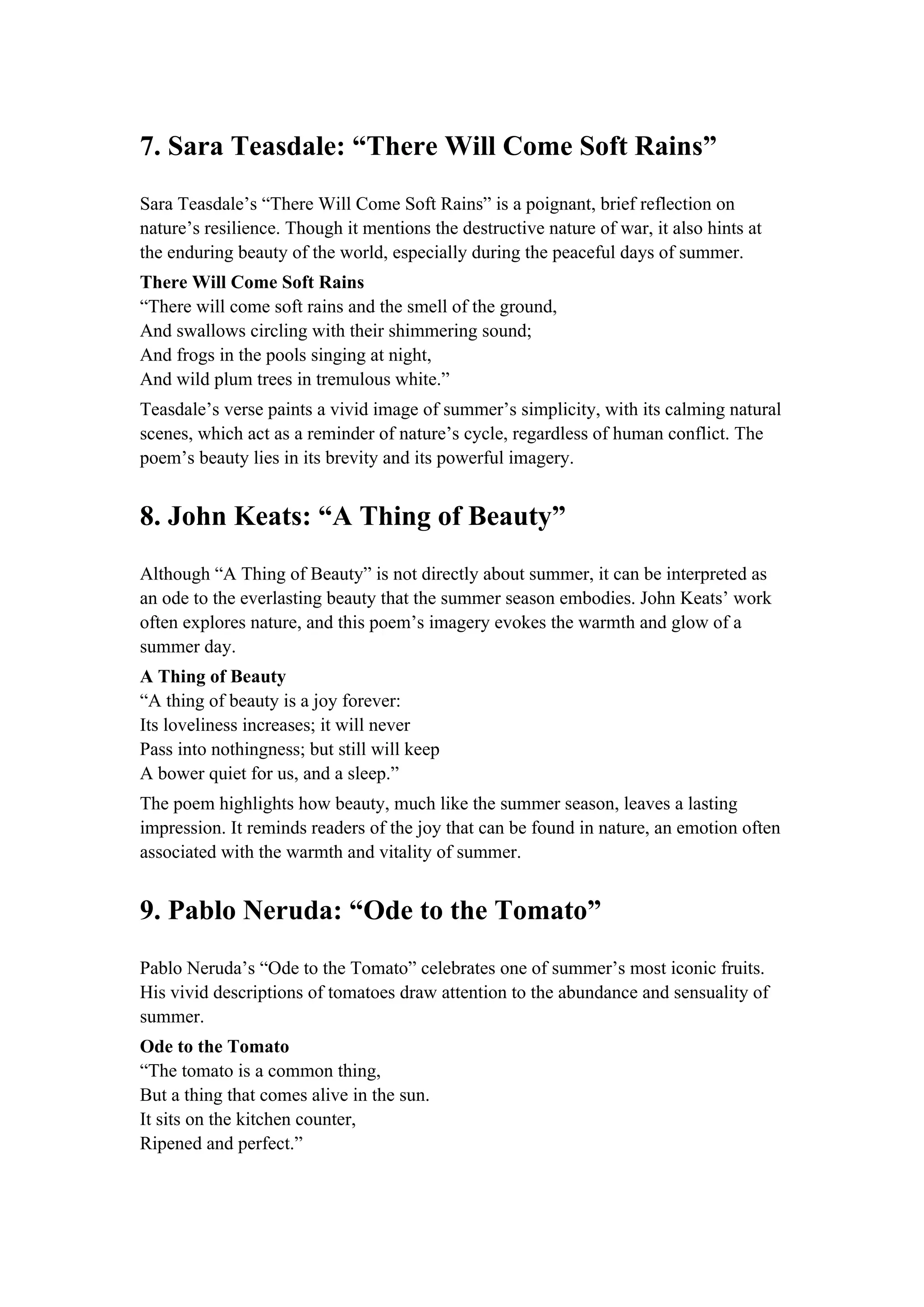 10 Short Summer Poems by Famous Poets.docx