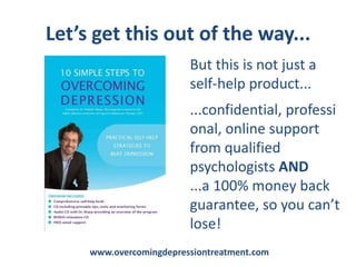 10 Simple Steps To Overcoming Depression | PPTX