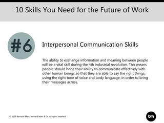 The 10 Vital Skills You Will Need For The Future Of Work | PPT