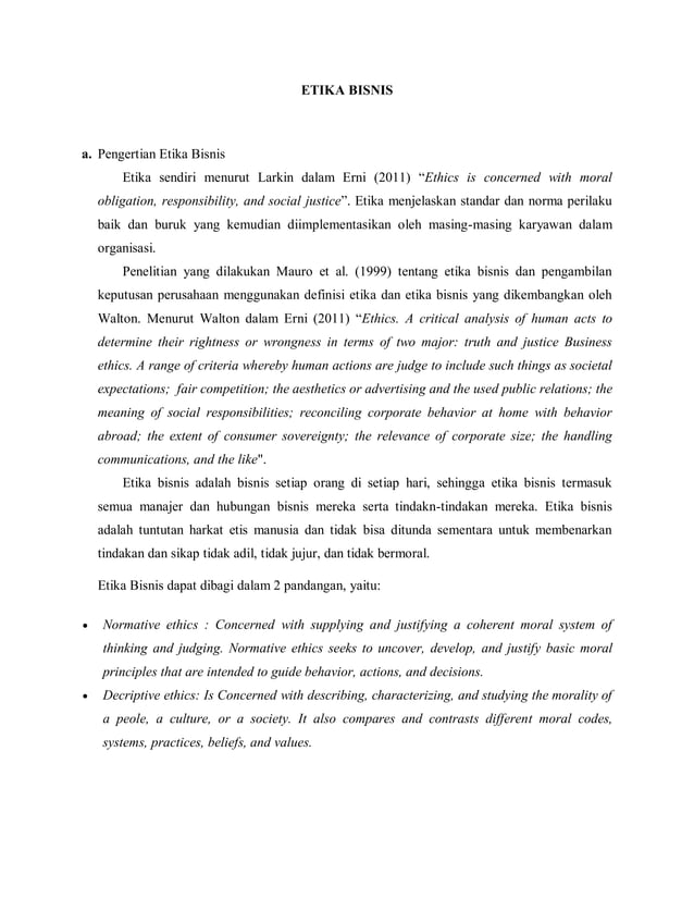 10, SM, Akfika Rizky Sabilla, Hapzi Ali, Business Ethics, CSR, and Risk Management, UNIVERSITAS ...