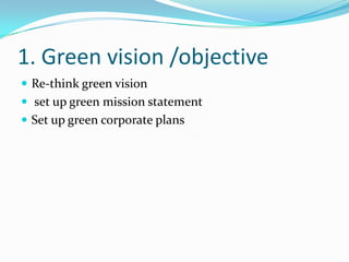 10 Smart Steps Of Being A Green Millionaire | PPTX