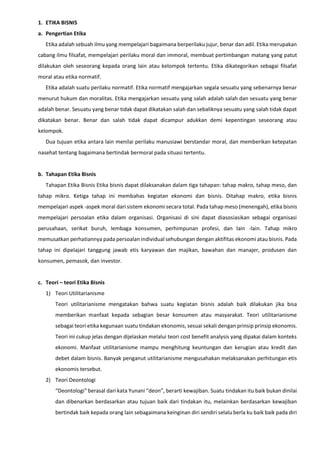 10, sm, maharani gustianingtyas, hapzi ali, strategic management, business ethics, csr, risk ...