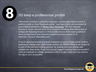 10 Social Media Do's and Don'ts for High School Students | PDF